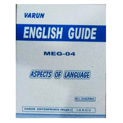Varun Guide for MEG-4 (Aspect of Language) | BooksTrolley.in